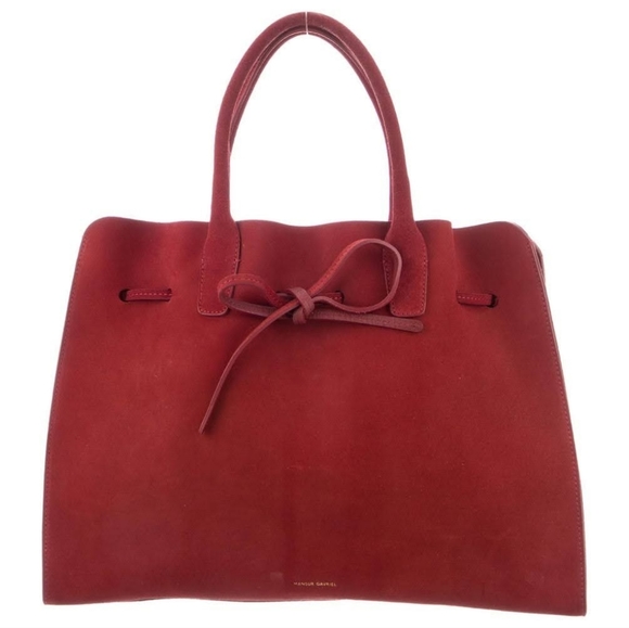 Mansur Gavriel | Bags | Nwt Mansur Gavriel Rococo Burgundy Suede Sunbag ...